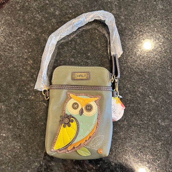 Chala | Bags | Chala Olive Owl Crossbody Bag | Poshmark